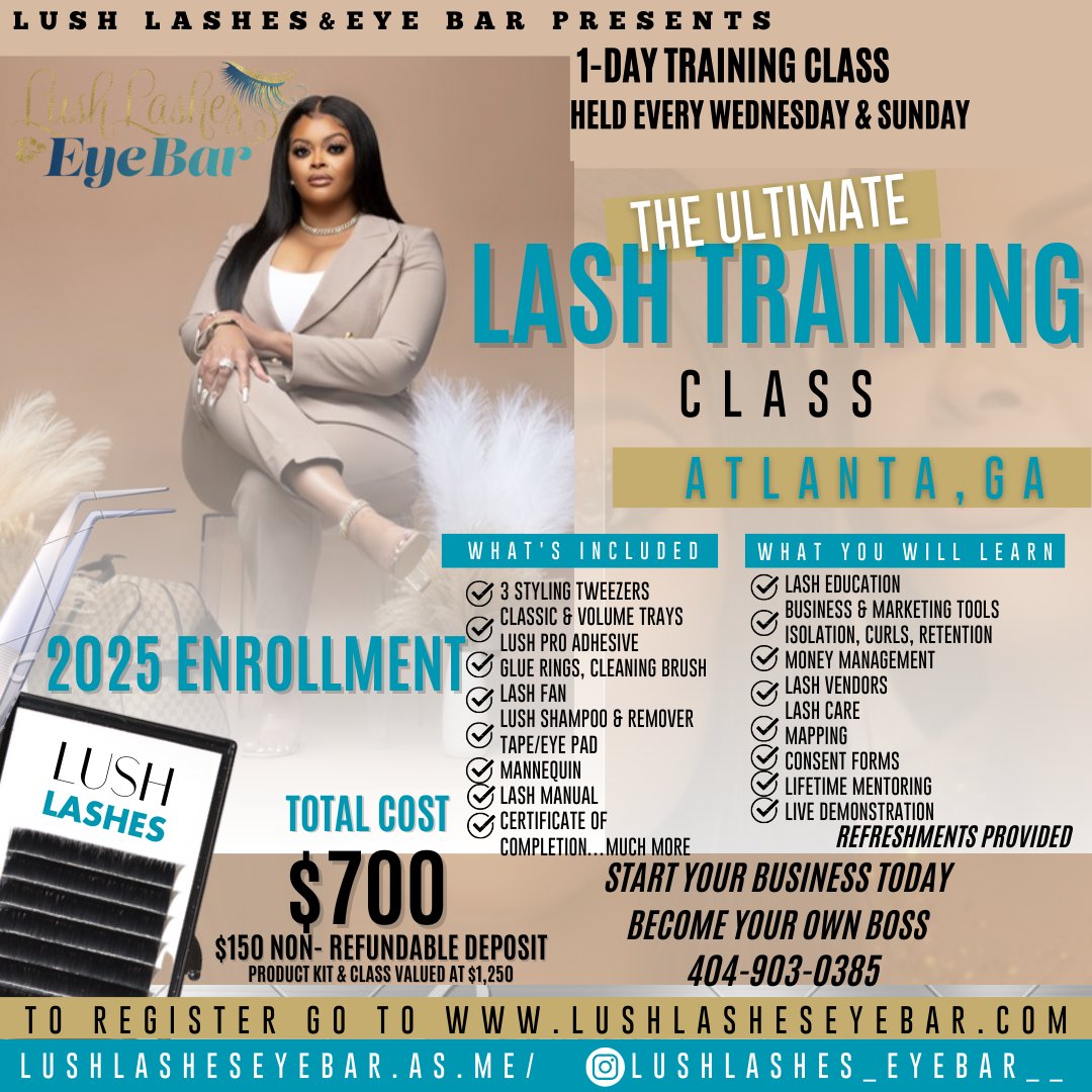 Lush Lashes Ultimate Lash Extension Training Class – Lush Lashes & Eye Bar
