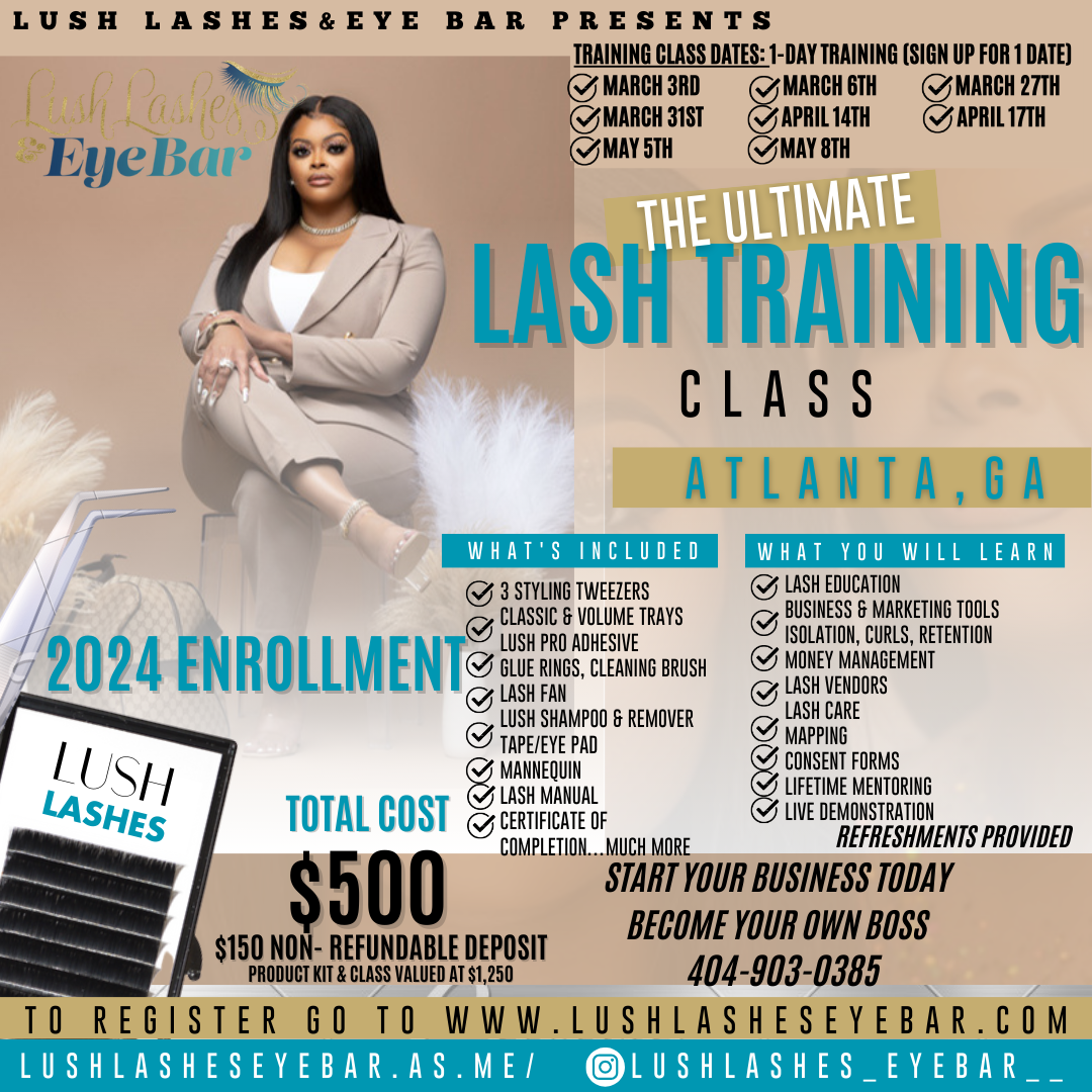 April 17, 2024-Lash Training Class – Lush Lashes & Eye Bar